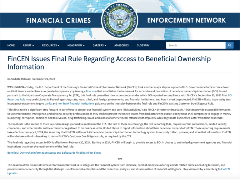 【2024年最新】《企业透明度法案》下，如何申报BOI受益所有人信息？